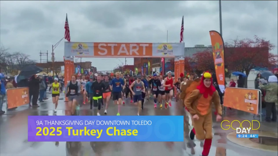 Gobble to the finish line: Turkey Chase 5K in downtown Toledo | Good ...