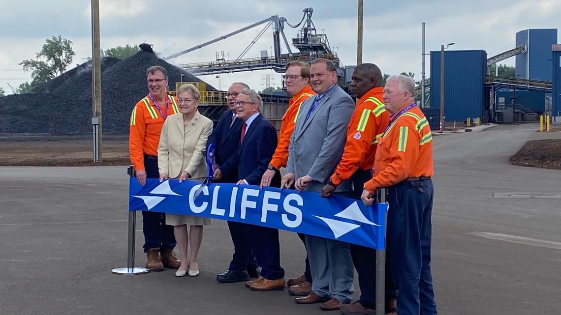 DeWine visits Cleveland-Cliffs newest plant in northwest Ohio | wtol.com
