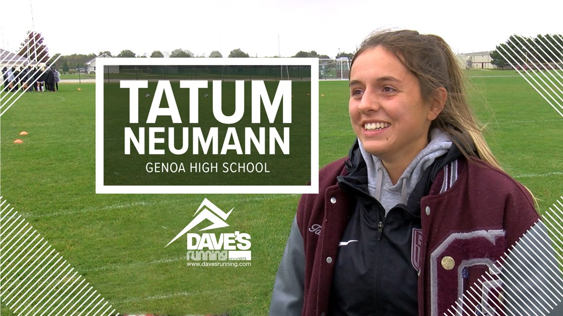 Genoa's Tatum Neumann kicks her way into the record books | wtol.com
