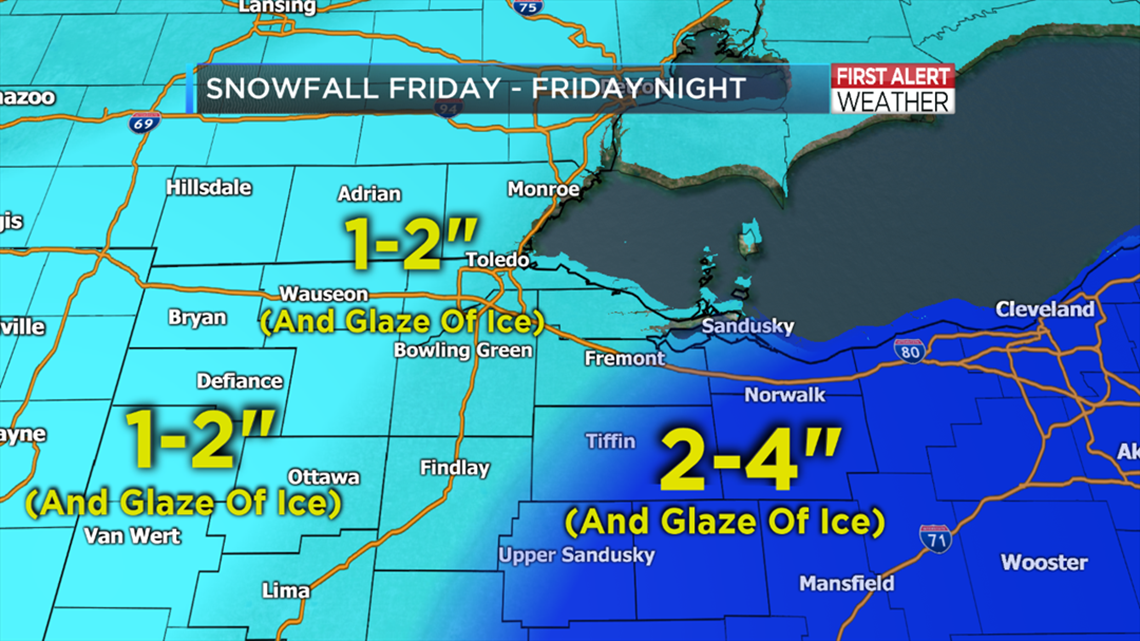 First Alert: Friday Ice & Snow Update! | wtol.com