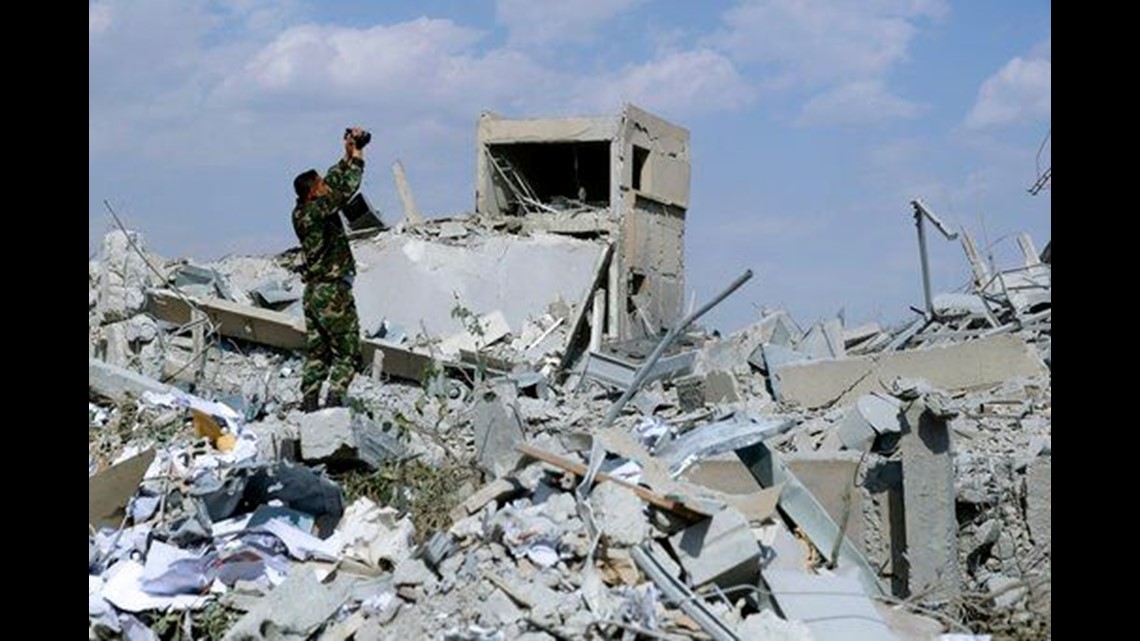 Certain of gas attack, allies struck Syria before UN report | wtol.com