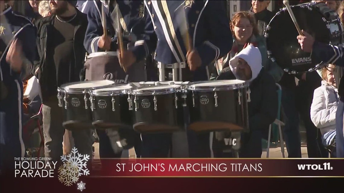 St. John's Marching Titans perform in the BG Holiday Parade | wtol.com