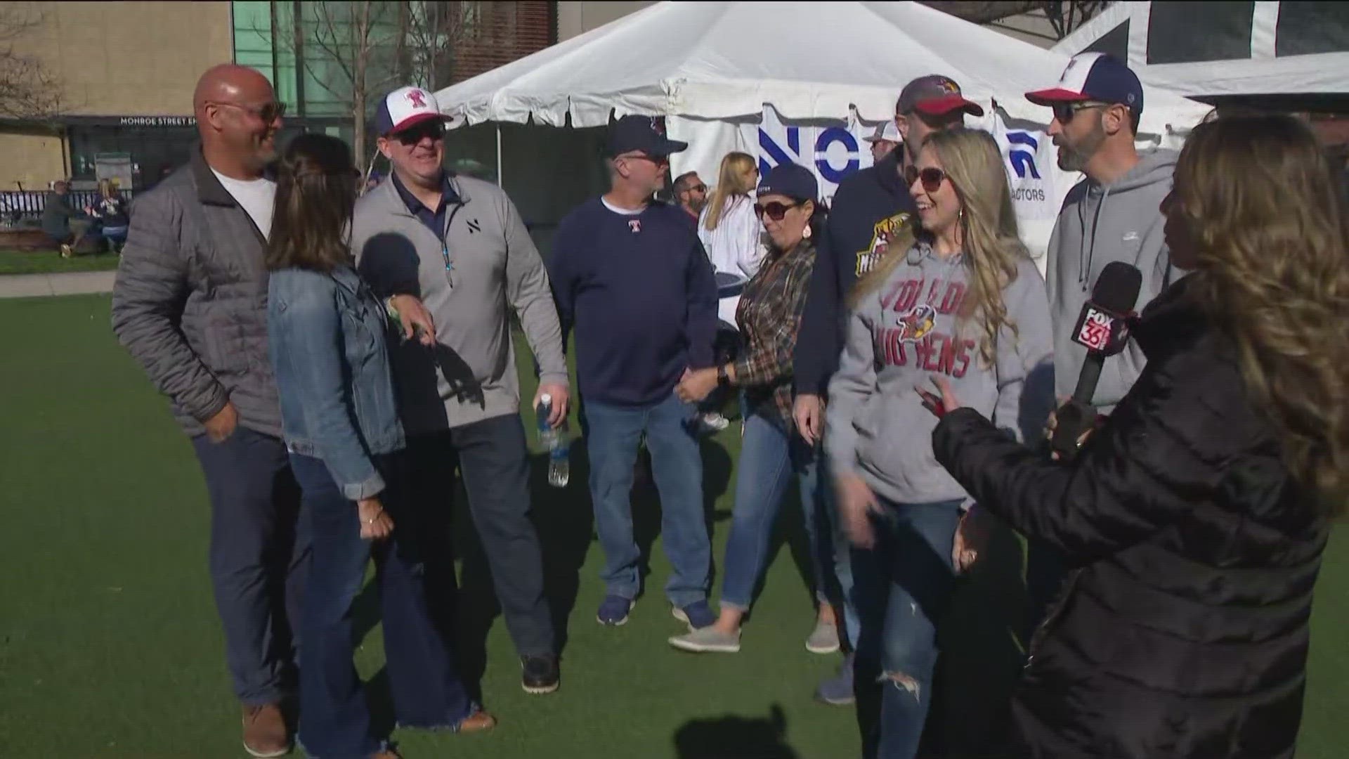 Mud Hens Opening Day: Couple shares story of getting engaged at Mud ...