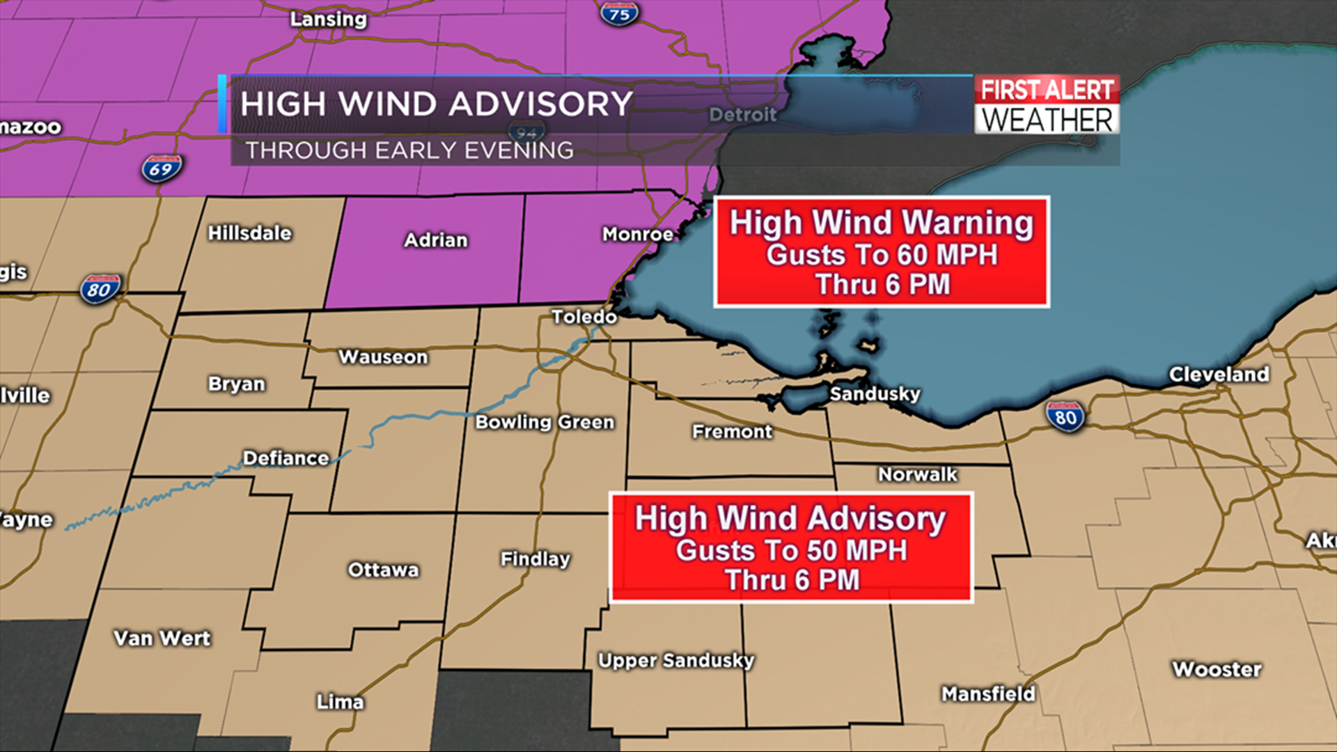FIRST ALERT: Gusty Winds & Storms | wtol.com