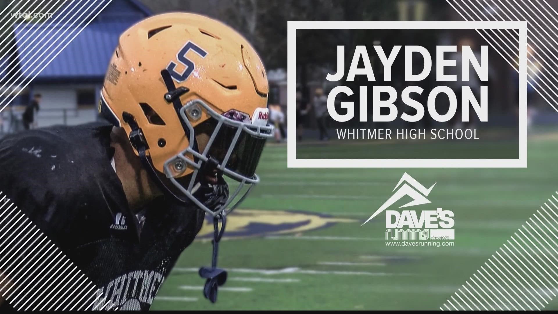 Athlete of the Week: Jayden Gibson | wtol.com