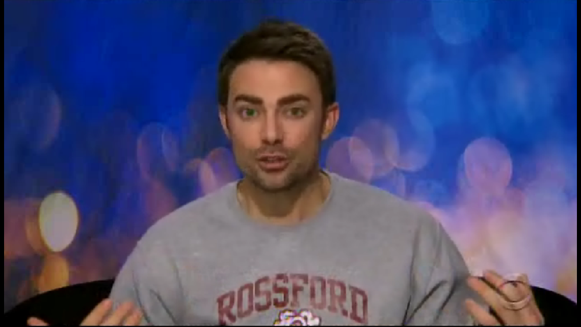 Actor Jonathan Bennett represents Rossford during second episode of ...