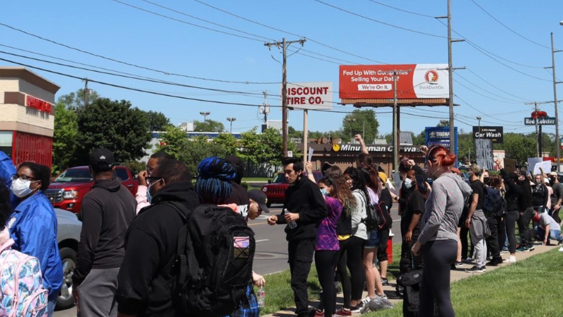 Protests demanding racial justice continue peacefully for second day ...