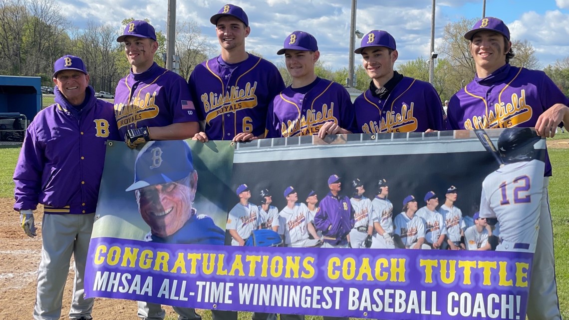 Blissfield's Tuttle becomes Michigan's all-time winningest coach | wtol.com