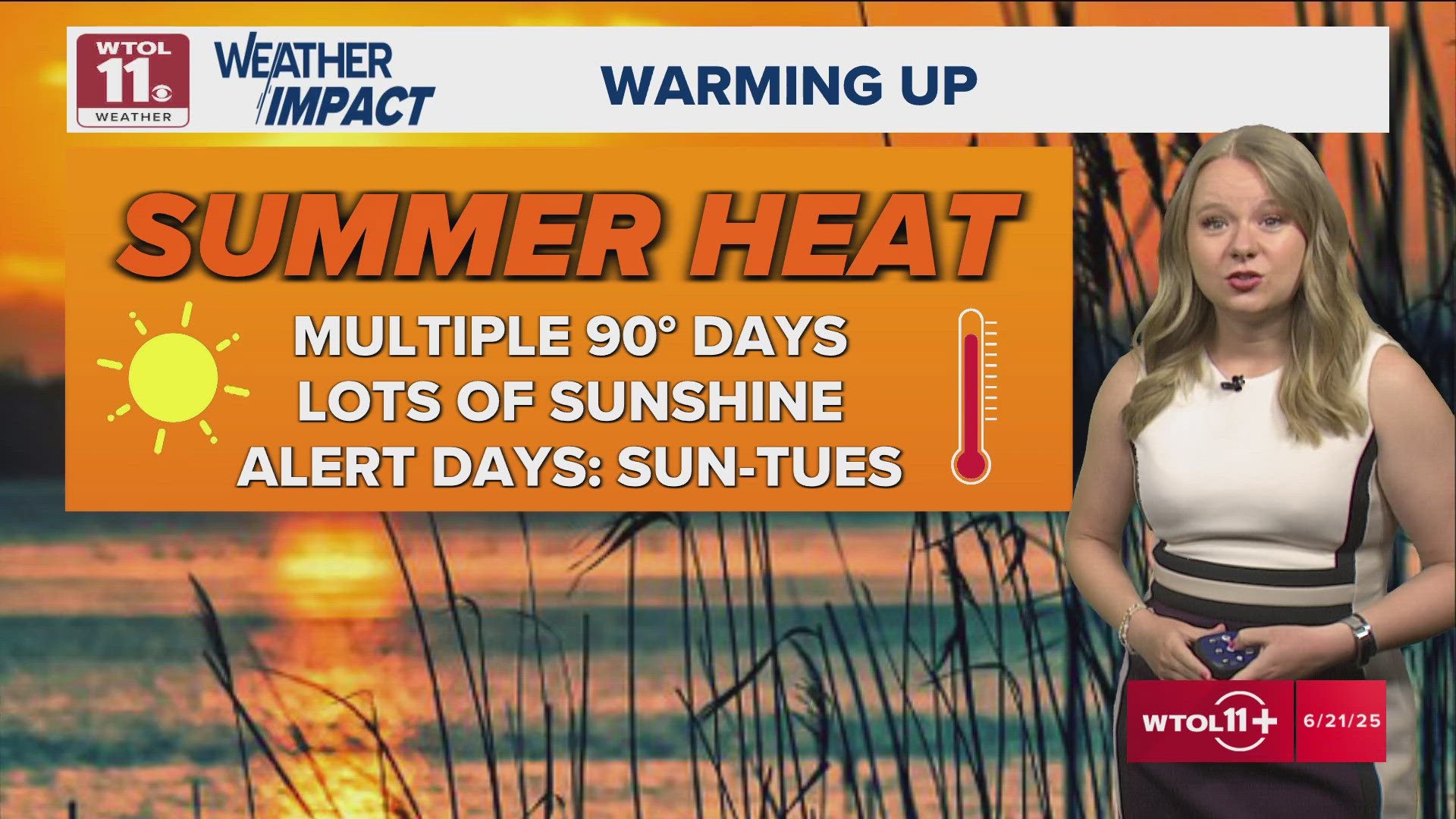 WTOL 11+ Weekend Forecast: Dangerous heat wave taking over the Toledo ...