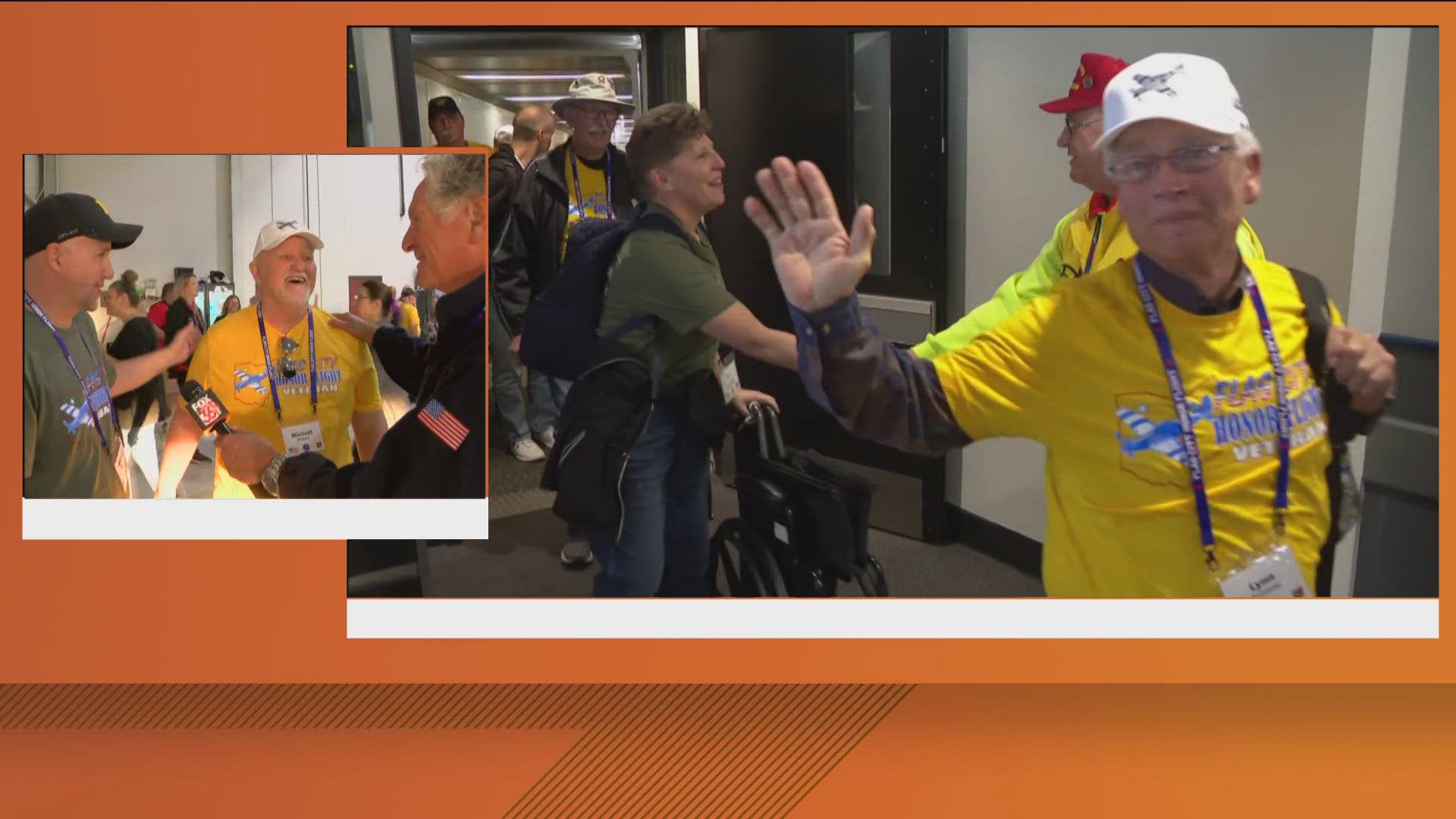 'My love for this country is good': Local veterans go to D.C. | Flag ...