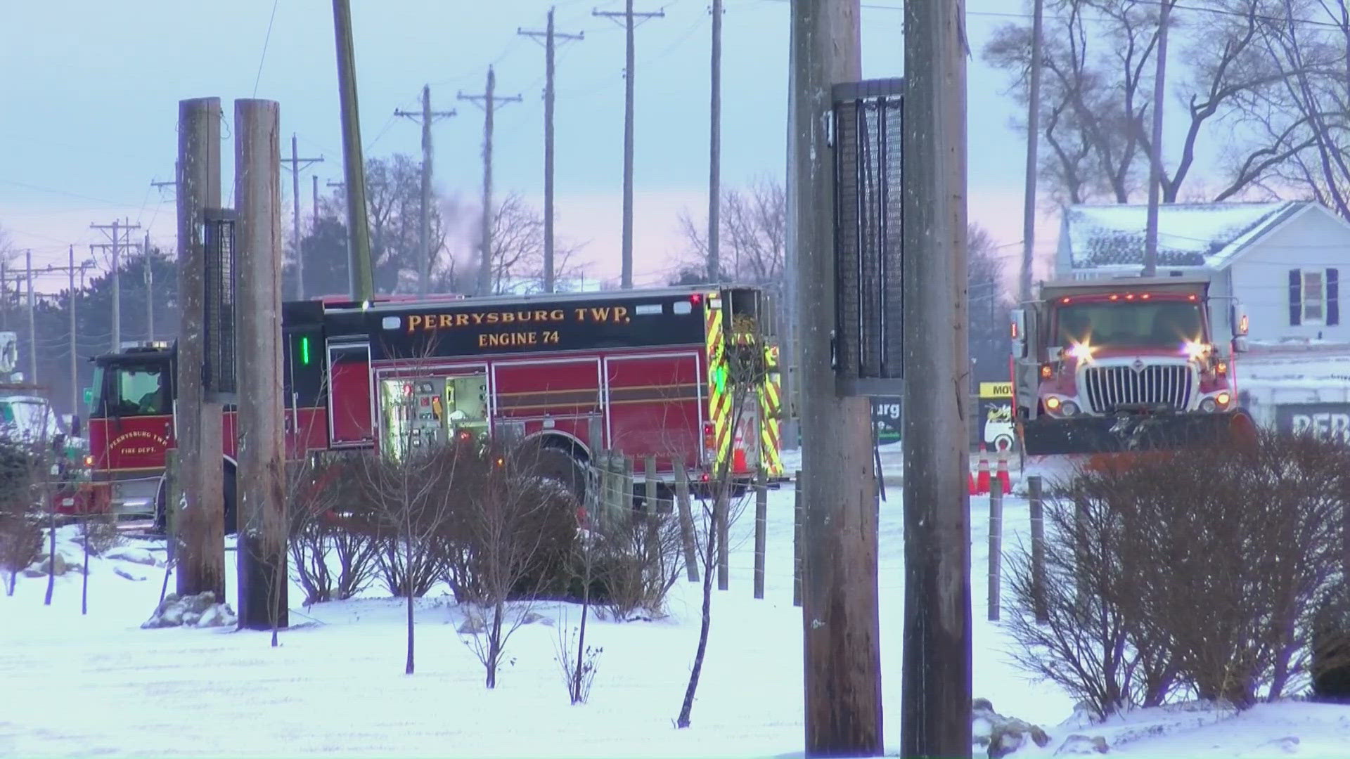 Crews battle fire at Perrysburg Twp. landscaping company | wtol.com