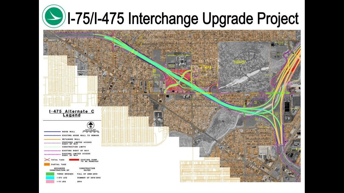 I-75/475 interchange project nearing completion | wtol.com