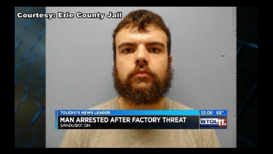 Sandusky man arrested for threatening to shoot up factory | wtol.com