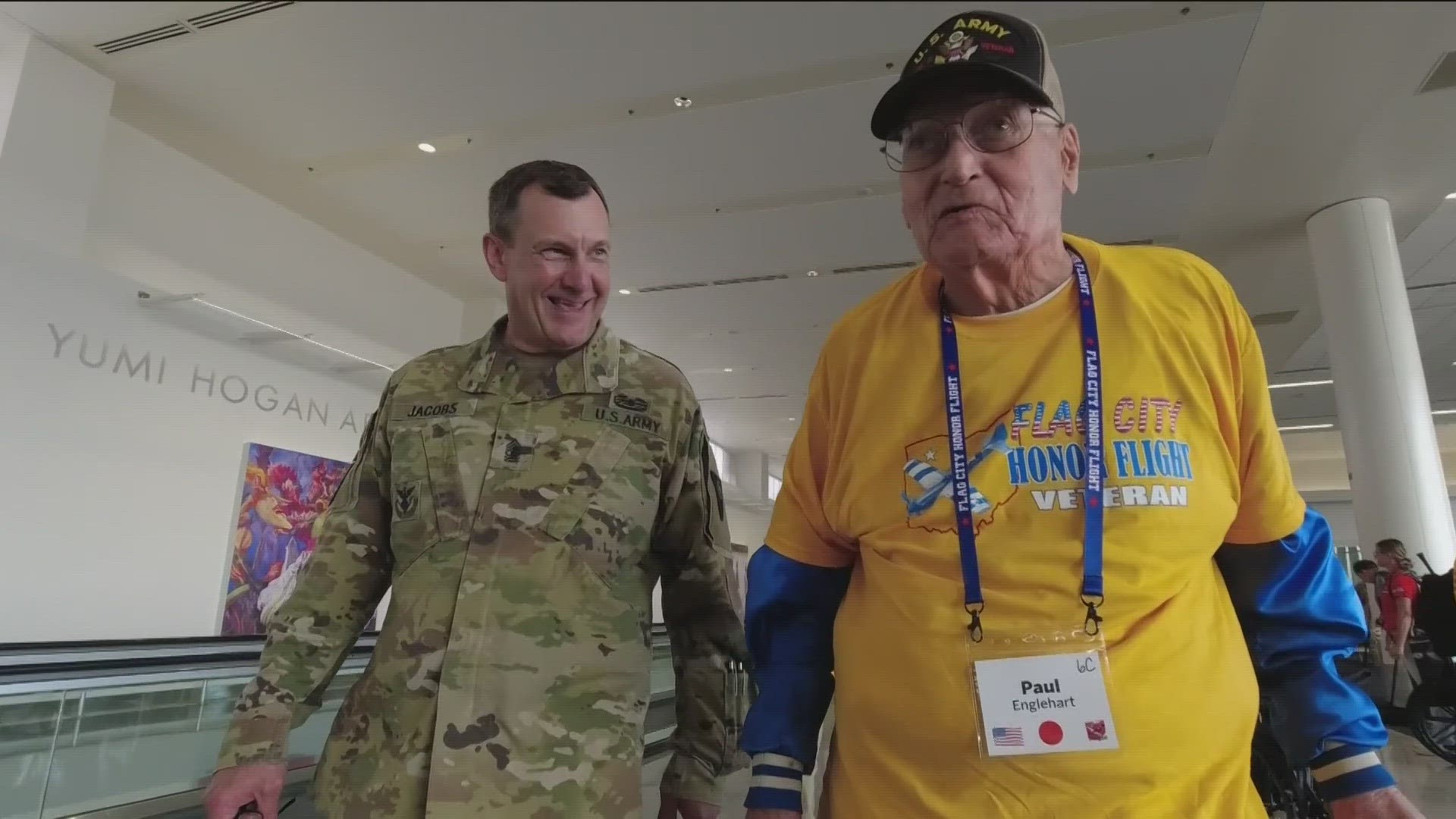 Flag City Honor Flight WWII veteran reflects at the Price of Freedom ...