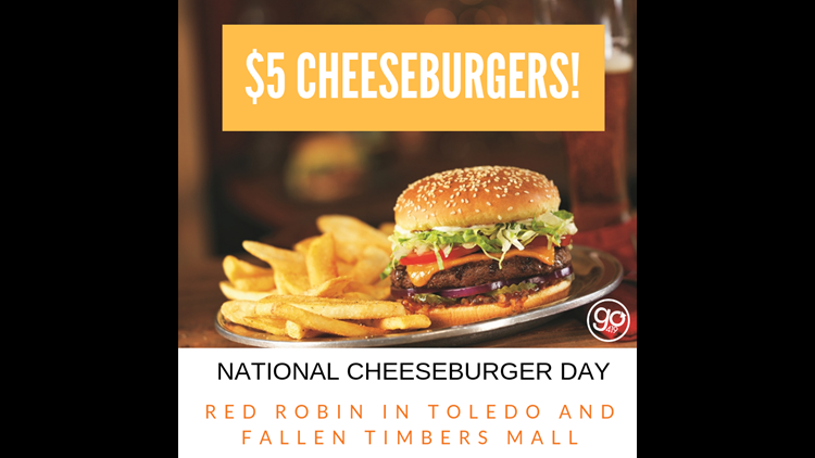 It's National Cheeseburger Day! - Red Robin offering up one plus fries ...