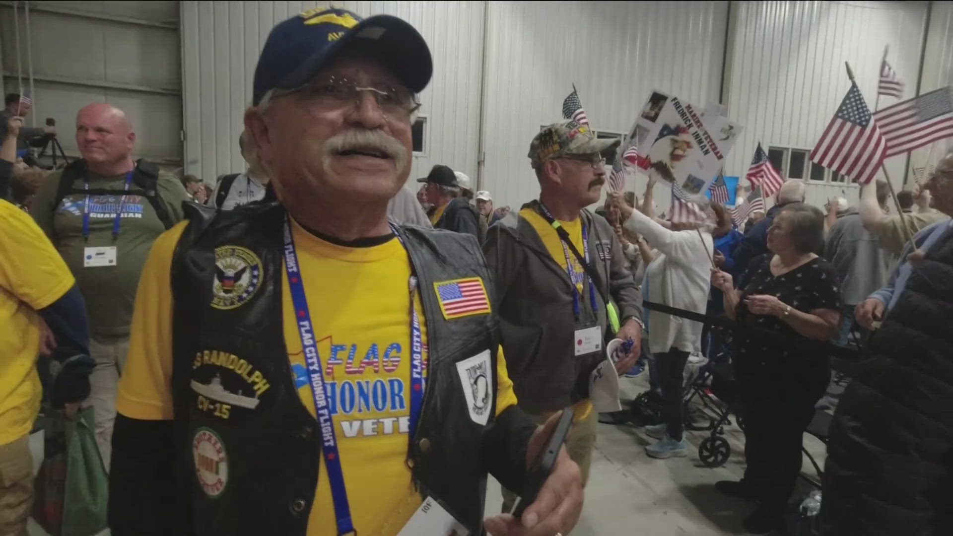 Sights and sounds of Flag City Honor Flight: October 2025 | wtol.com