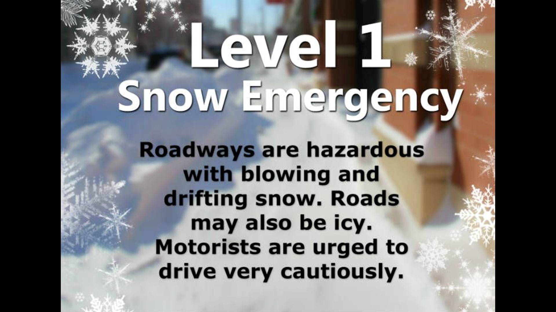 Seneca County under level 1 snow emergency | wtol.com