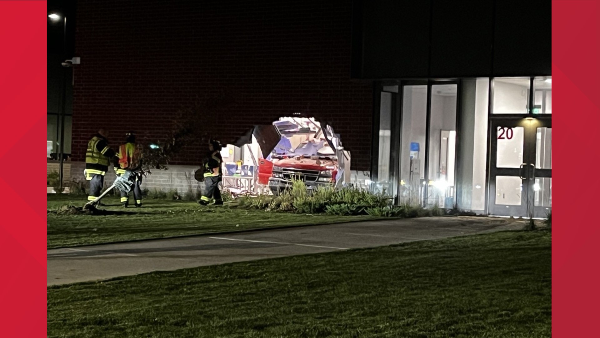 Truck crashes into school building fleeing police pursuit | wtol.com