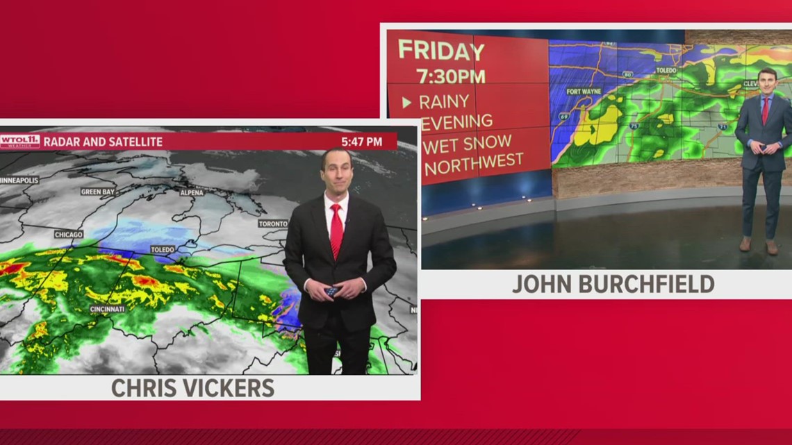 ALERT Day Friday: Soaking rain, accumulating snow continues into the ...