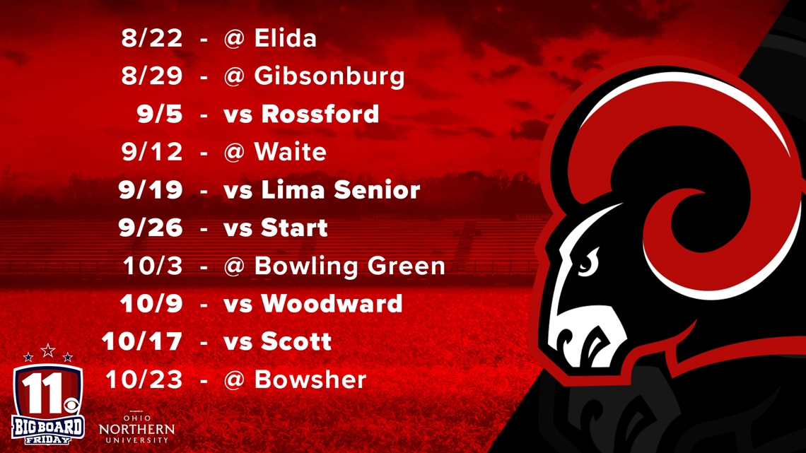 Rogers Rams - Big Board Friday Countdown to Kickoff | wtol.com