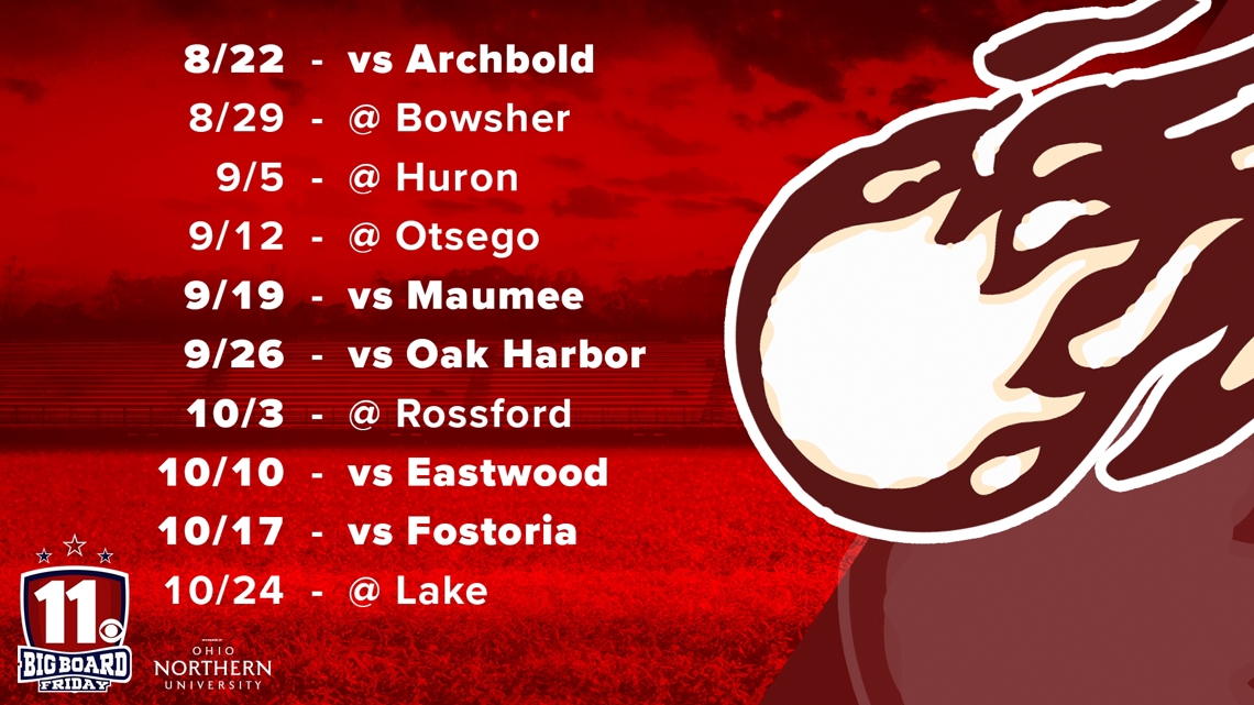 Genoa Comets | Big Board Friday Countdown to Kickoff | wtol.com