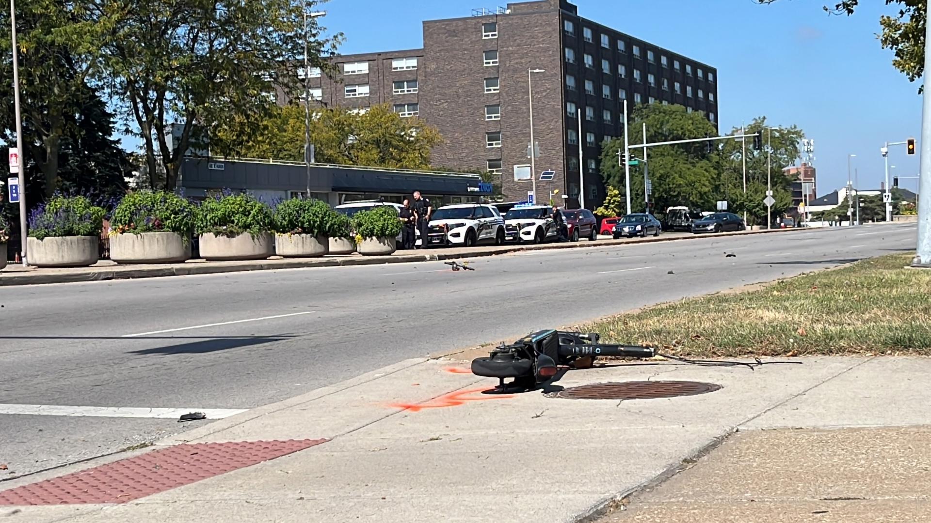 Person injured in crash involving scooter on Cherry Street | wtol.com