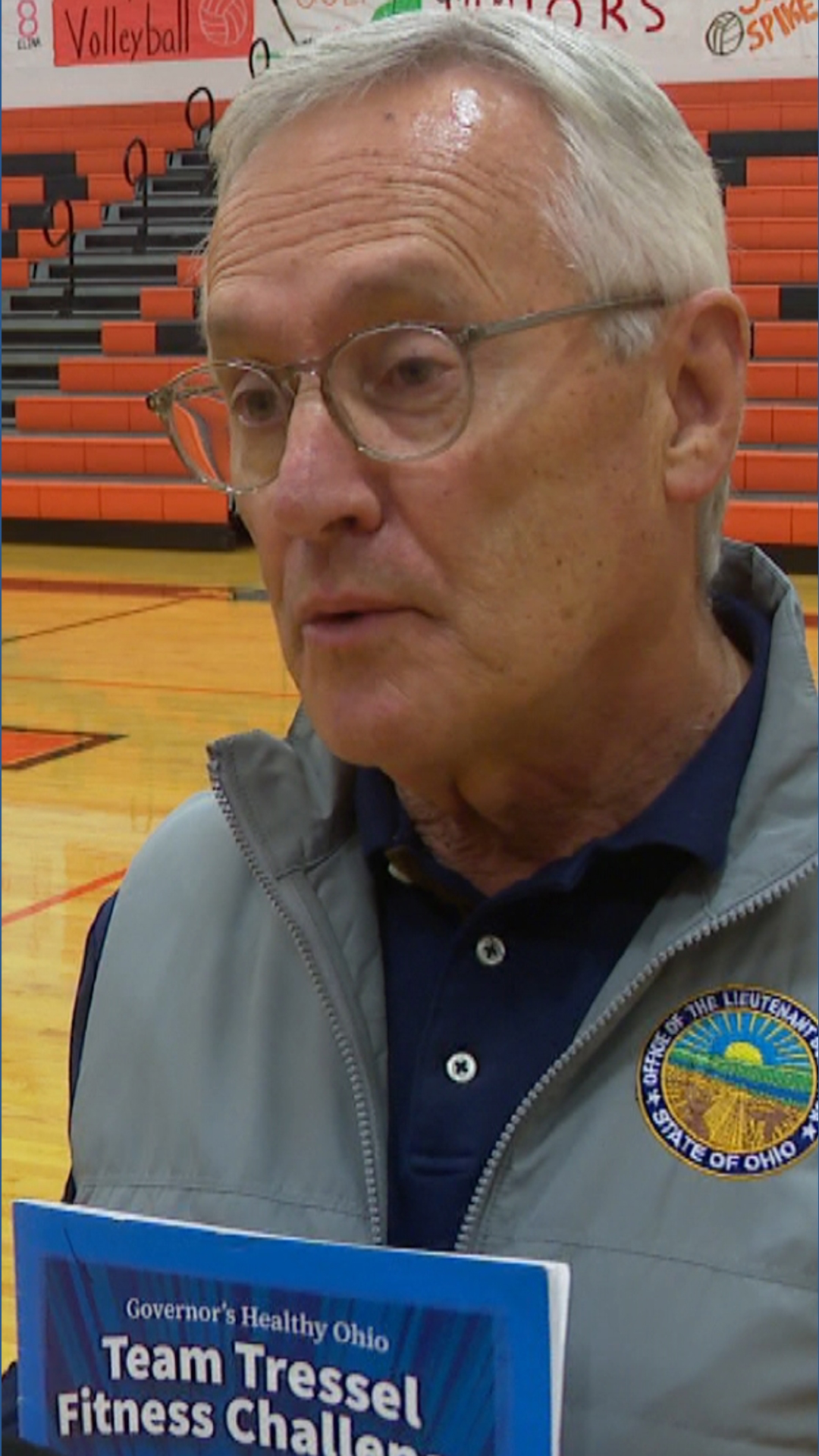 Lt. Gov. Tressel visits Gibsonburg students for Team Tressel Fitness ...