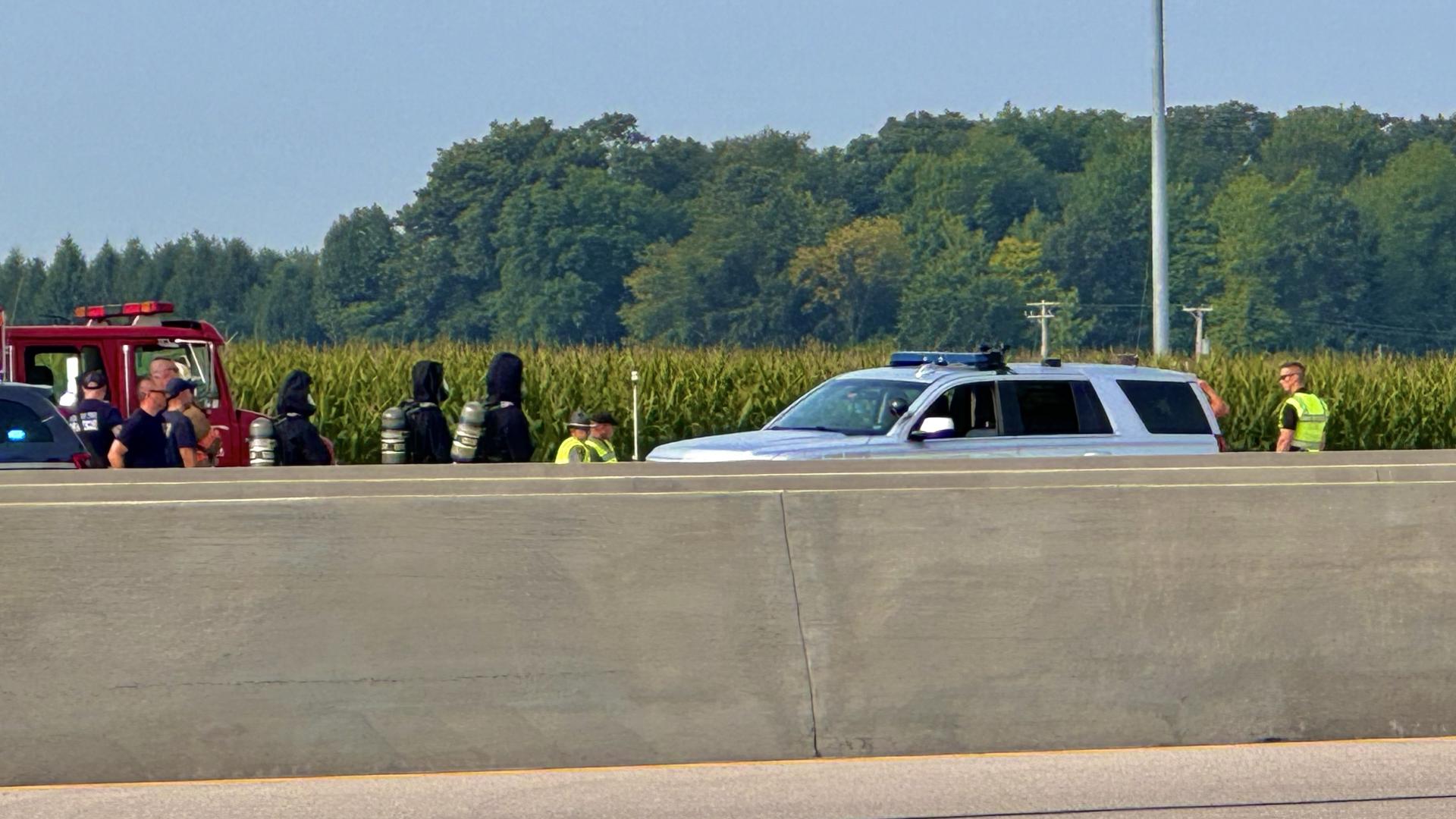 Hazmat spill caused in Turnpike crash; here's what to know | wtol.com