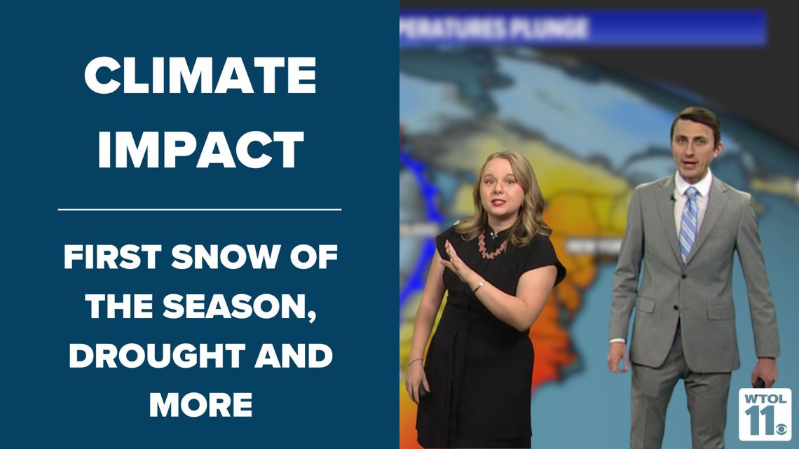 When does snow usually first fall in northwest Ohio? Plus: Drought update | Climate Impact ...