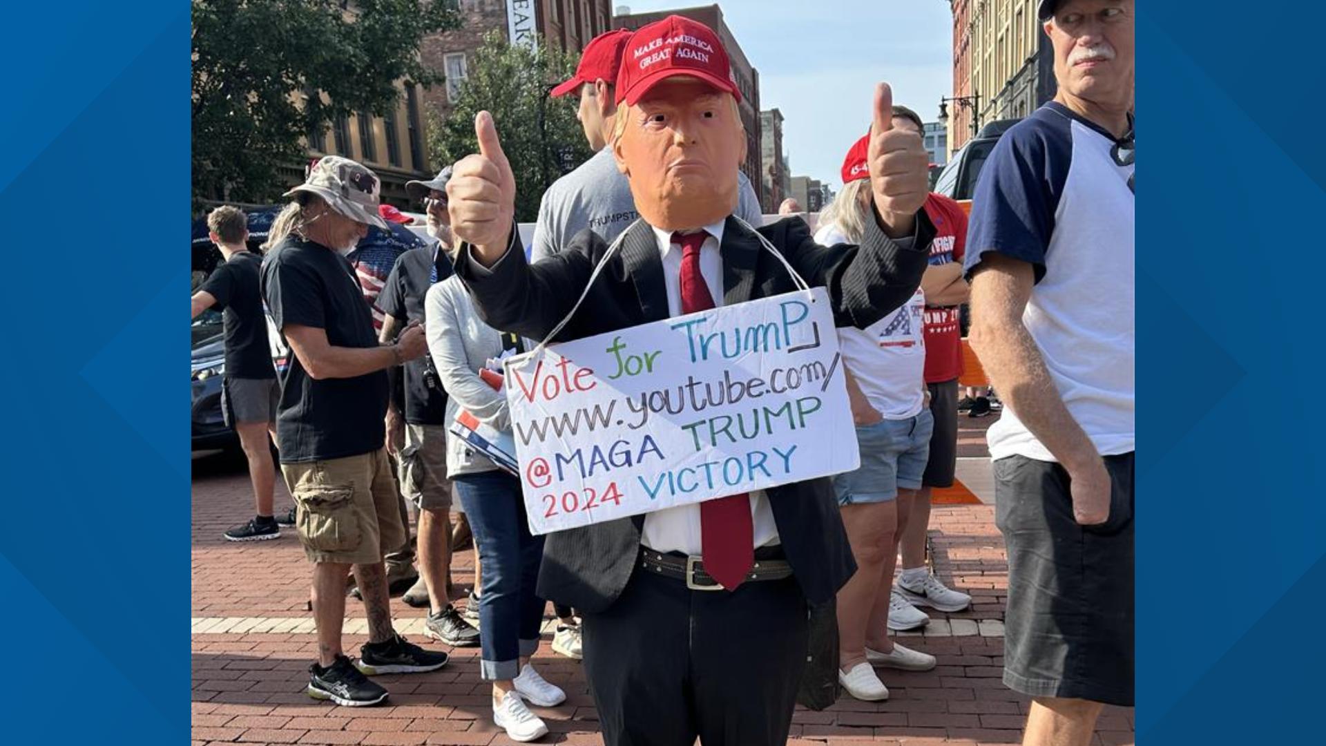Here's what I experienced while attending a Michigan Trump rally | wtol.com