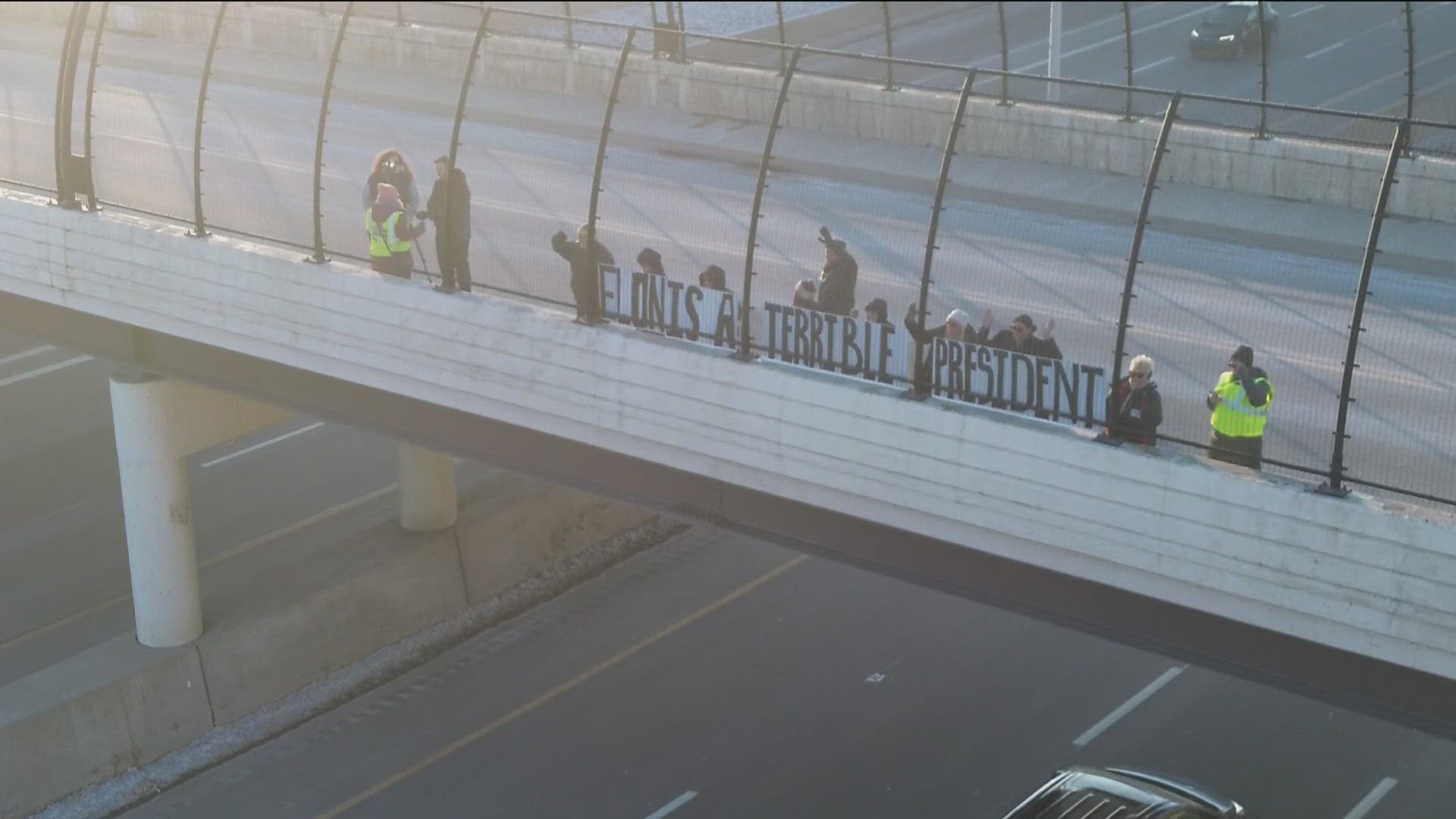 Toledo activists protest Elon Musk, DOGE's role in federal government ...