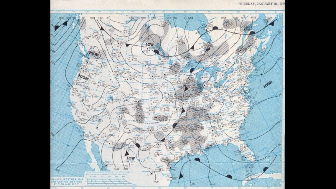 Relive '78: A look at the weather maps | wtol.com