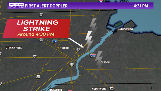 George Floyd mural collapse lightning Toledo Ohio | wtol.com