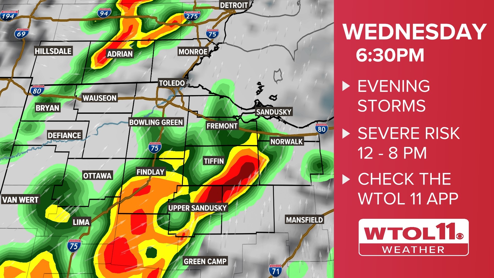 WTOL 11 Weather | Alert Day issued for Wednesday storm potential | wtol.com