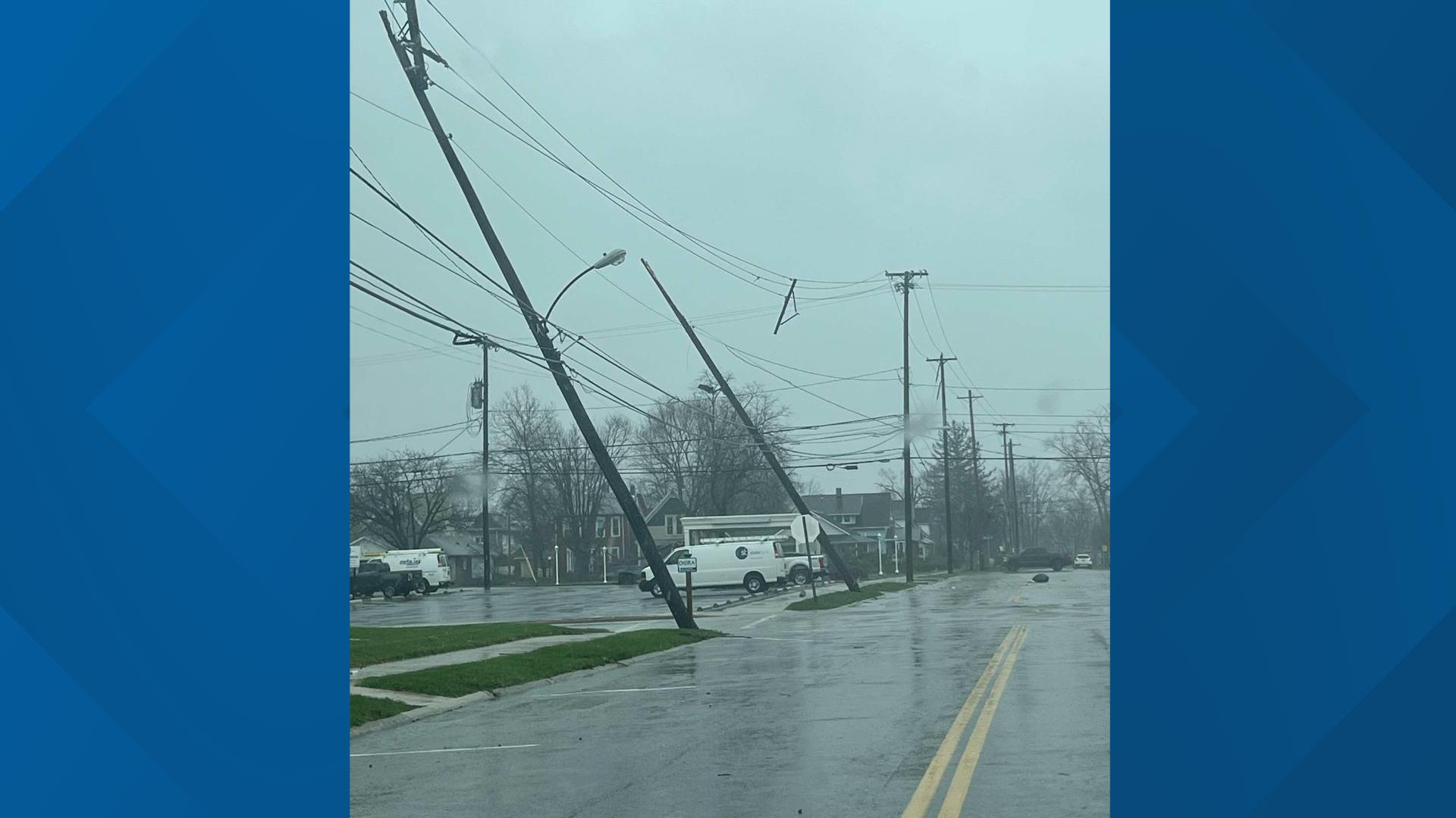 Strong storms cause extensive damage in downtown Defiance | wtol.com