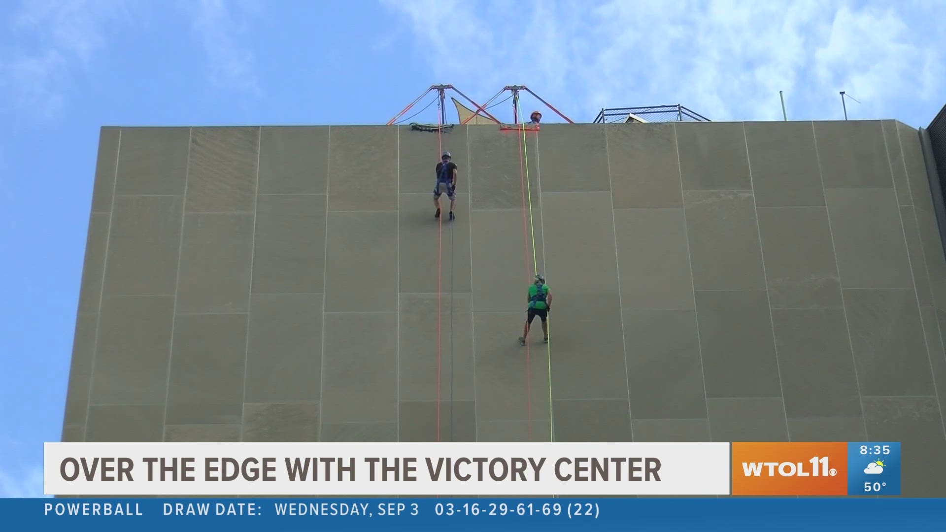 Over the Edge: Rappelling down a skyscraper for a good cause | wtol.com