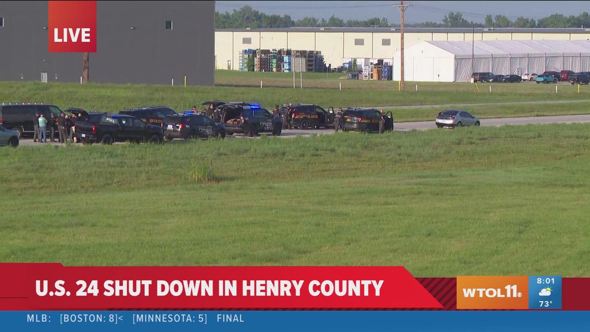 ACTIVE SITUATION | Single vehicle focus of law enforcement presence on ...