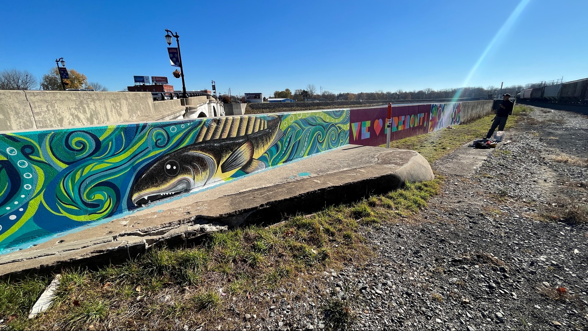 Fremont River Wall Mural continuing to grow | wtol.com