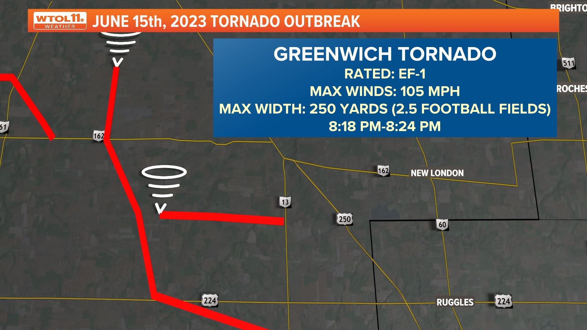 An in-depth look at the paths of all 9 tornadoes that touched down in ...