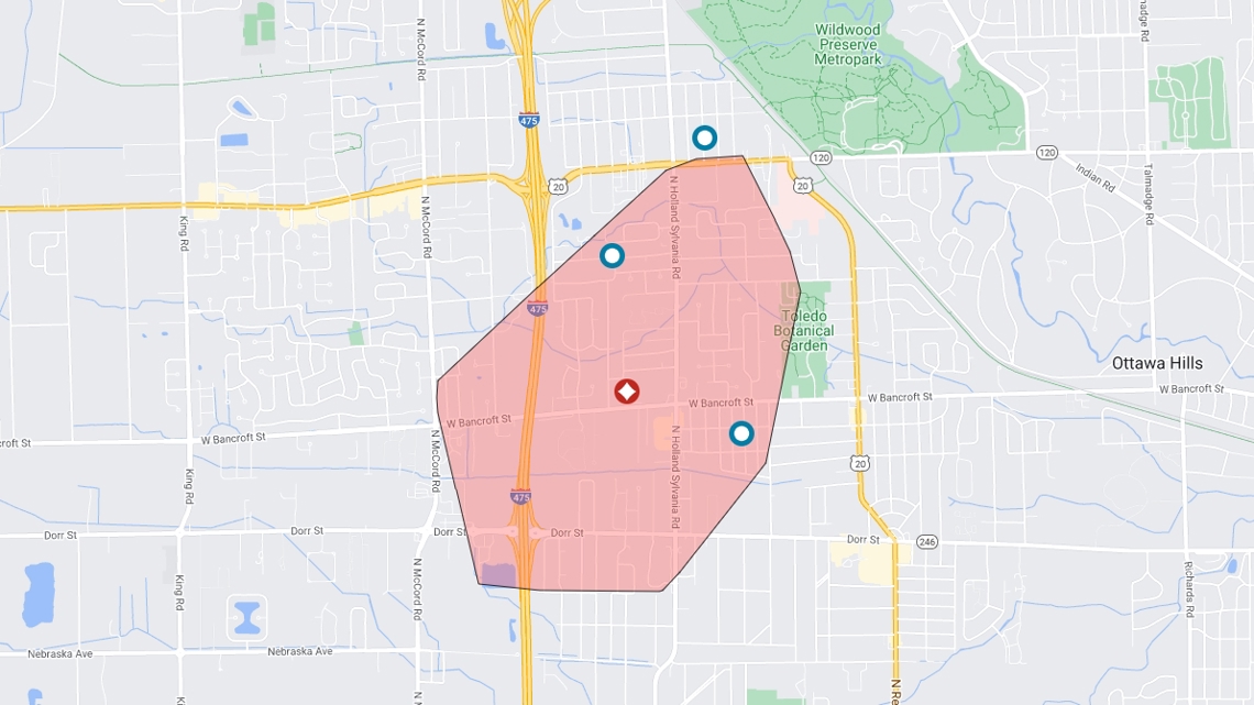 Massive power outage in the west Toledo, Springfield Township Wednesday ...