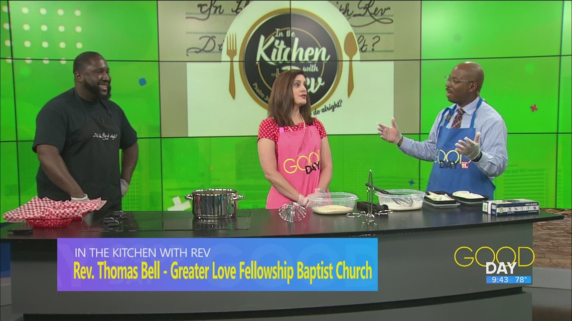 In the Kitchen with Rev | Good Day cooks up onion rings with Reverend ...