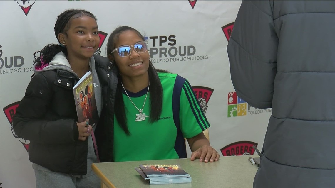 WNBA's Zia Cooke back in Toledo to give back to community | wtol.com