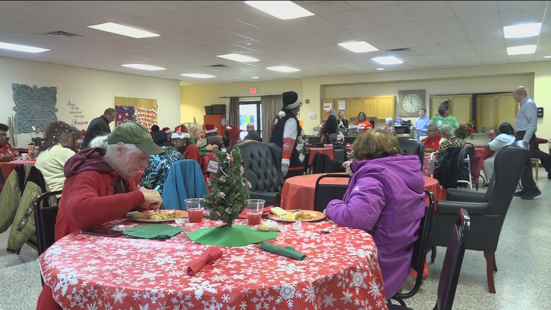 Toledo's J. Frank Troy Senior Center hosts Christmas luncheon for older ...