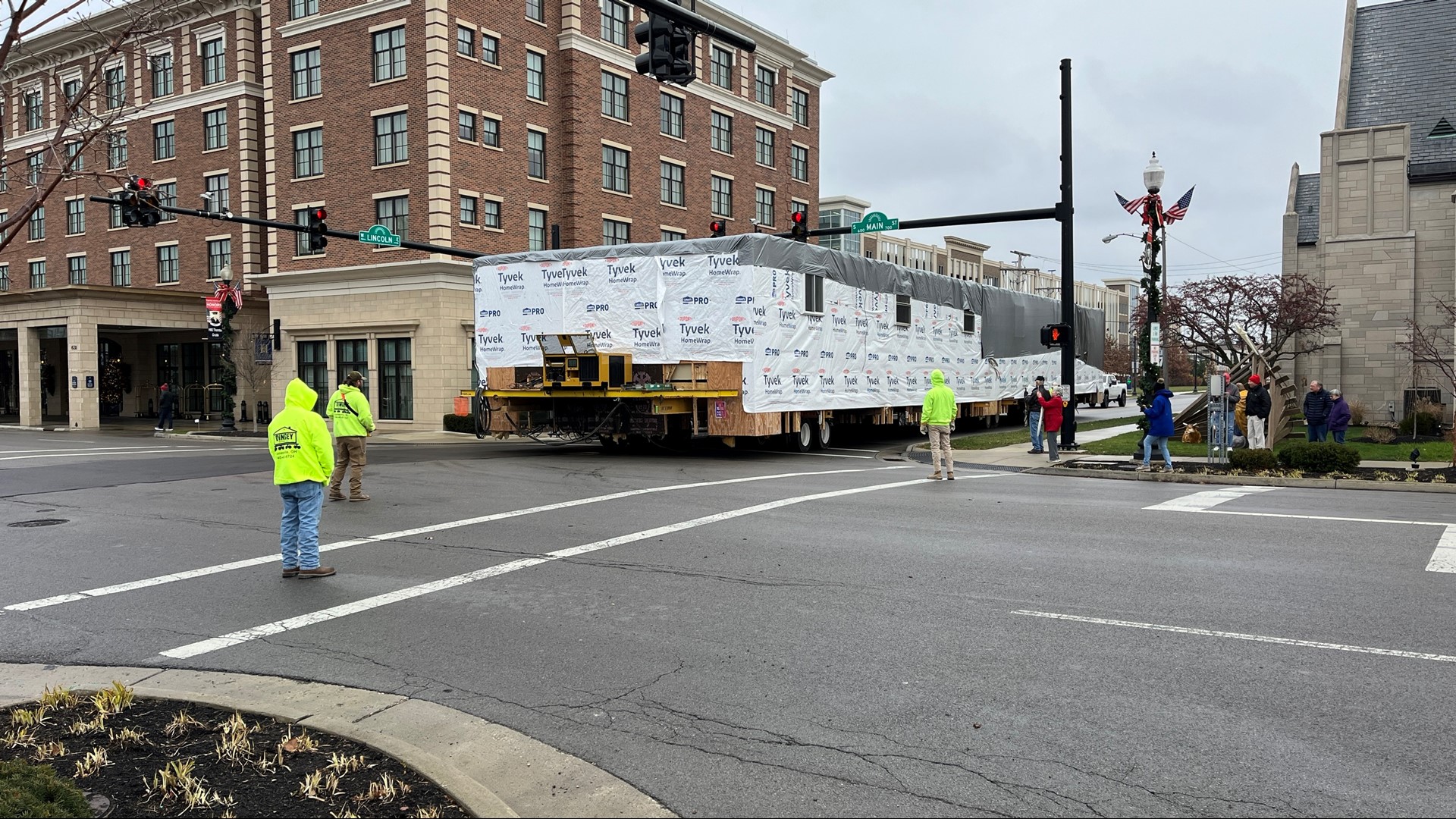 What was being hauled through downtown Findlay on Tuesday? | wtol.com