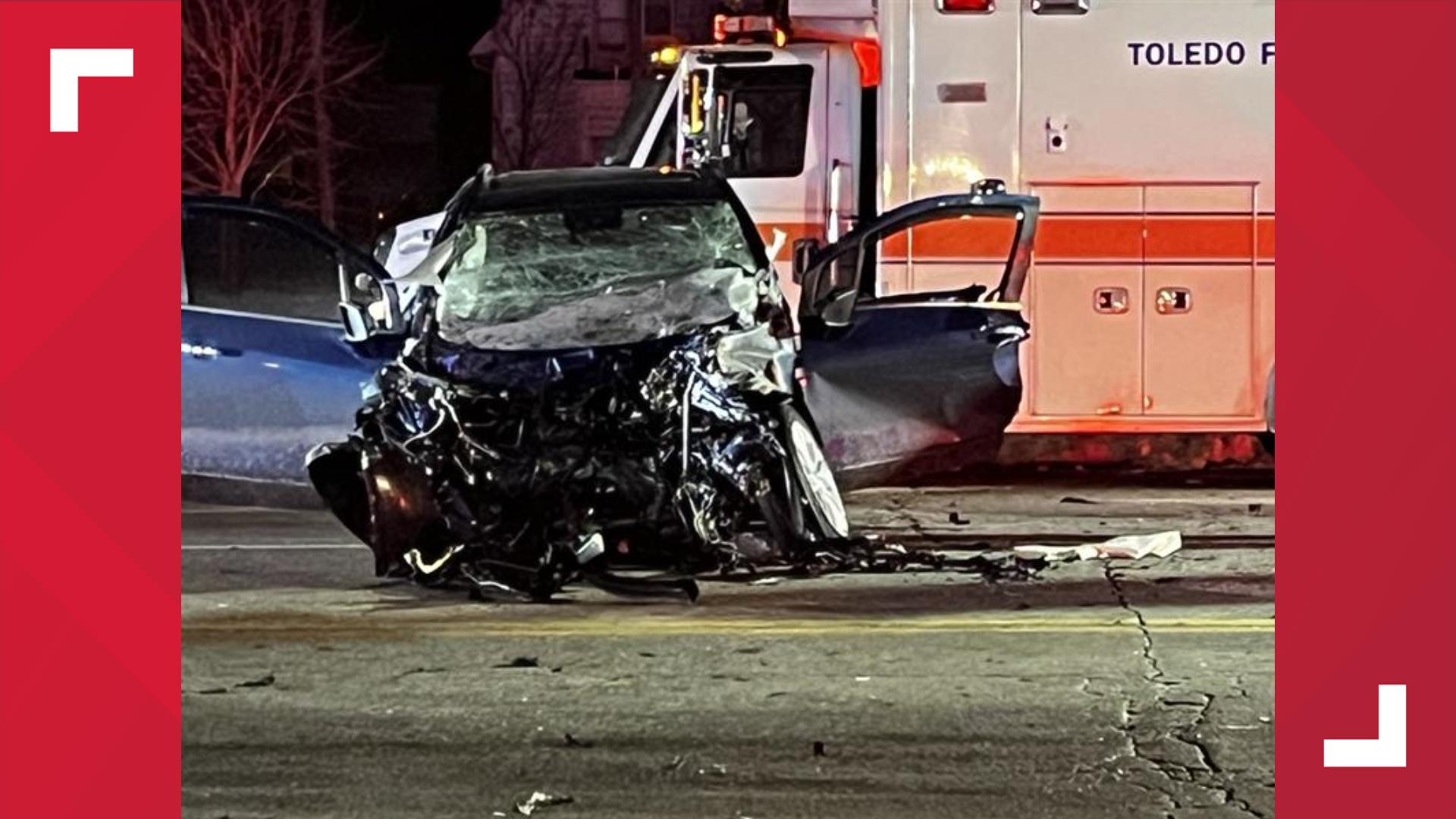 2 seriously injured in violent high-speed crash in central Toledo ...