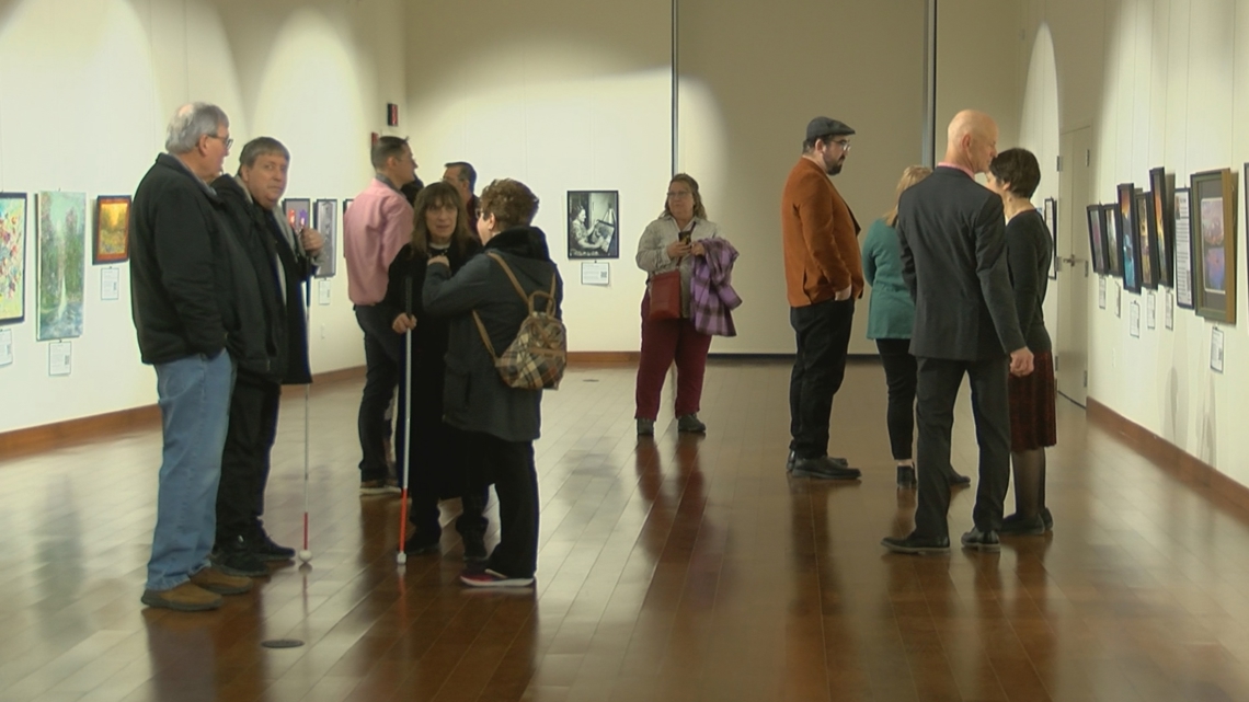 Gallery at Toledo Library highlights work of low vision artists | wtol.com