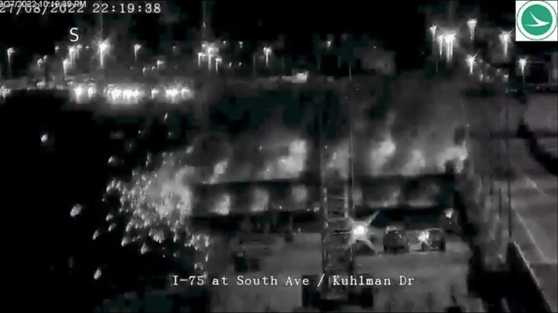 DiSalle Bridge comes tumbling down in planned explosion | wtol.com