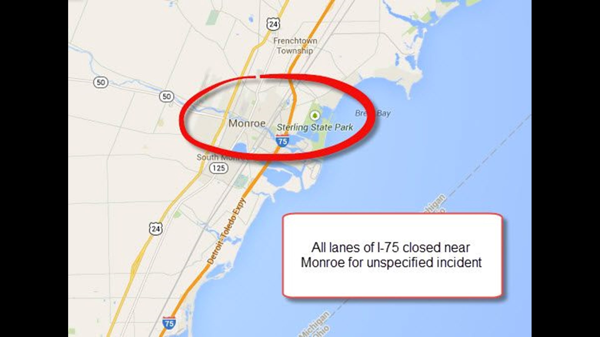 I-75 back open in Monroe County after brief closure | wtol.com