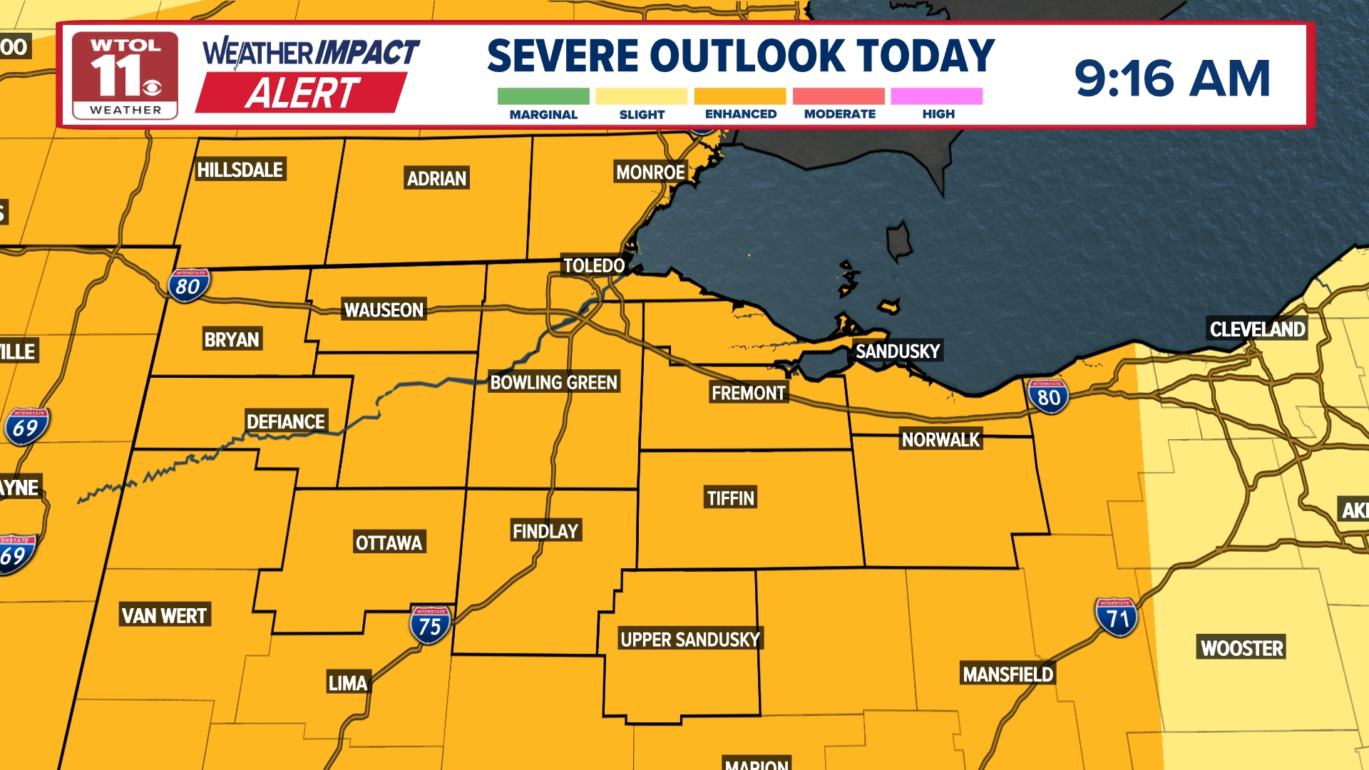 Ohio and Michigan face Sunday spring storms on ALERT DAY | wtol.com