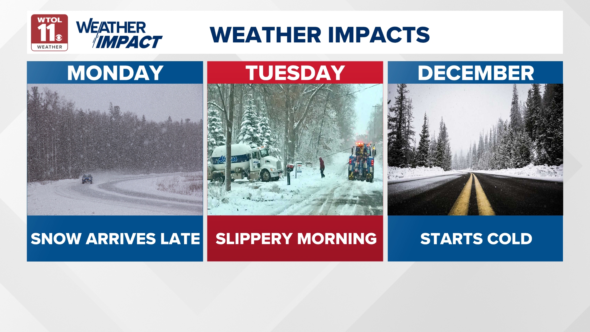 Weather Impact Alert Day: Overnight snow could impact Tuesday morning ...
